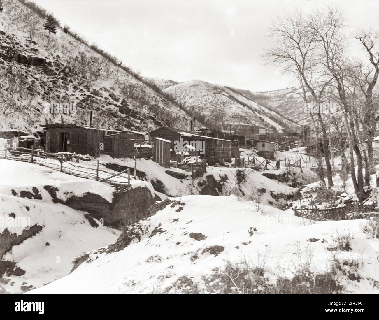 Utah coal mining town. Consumers, near Price, Utah. "Dumping grounds of ...