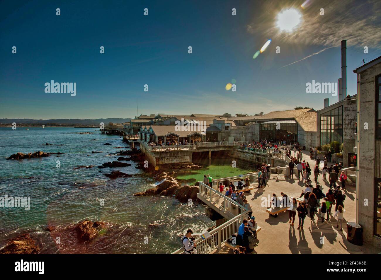 The famous Monterey Bay Aquarium, Cannery Row, Monterey, CA, USA Stock ...