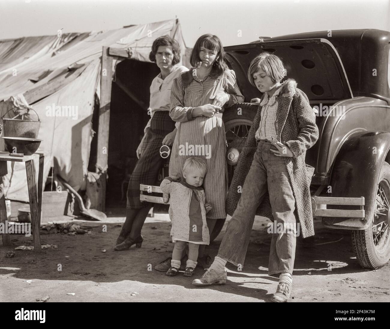 Drought refugees. California. February 1936. Photograph by Dorothea ...