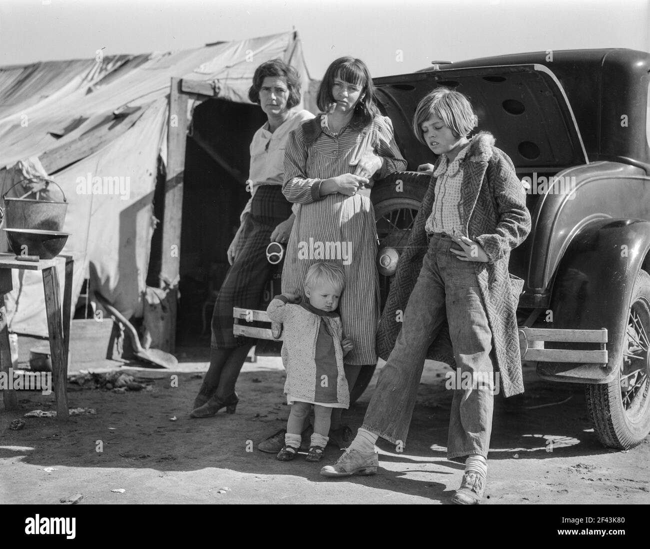 California drought farm Black and White Stock Photos & Images - Alamy