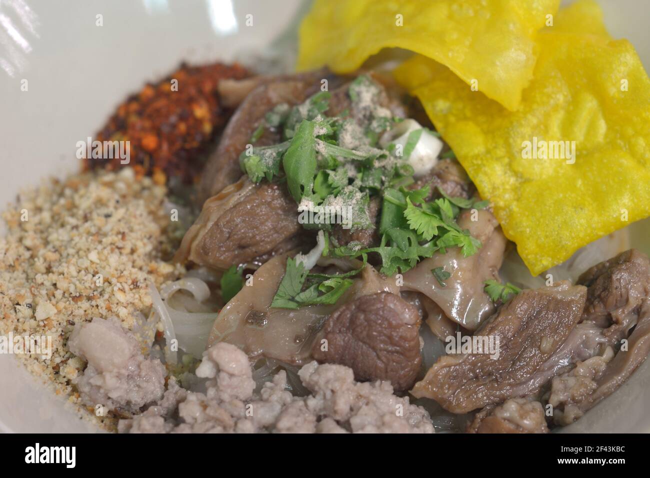 Traditional thai noodle. thai food. tom yam Stock Photo - Alamy