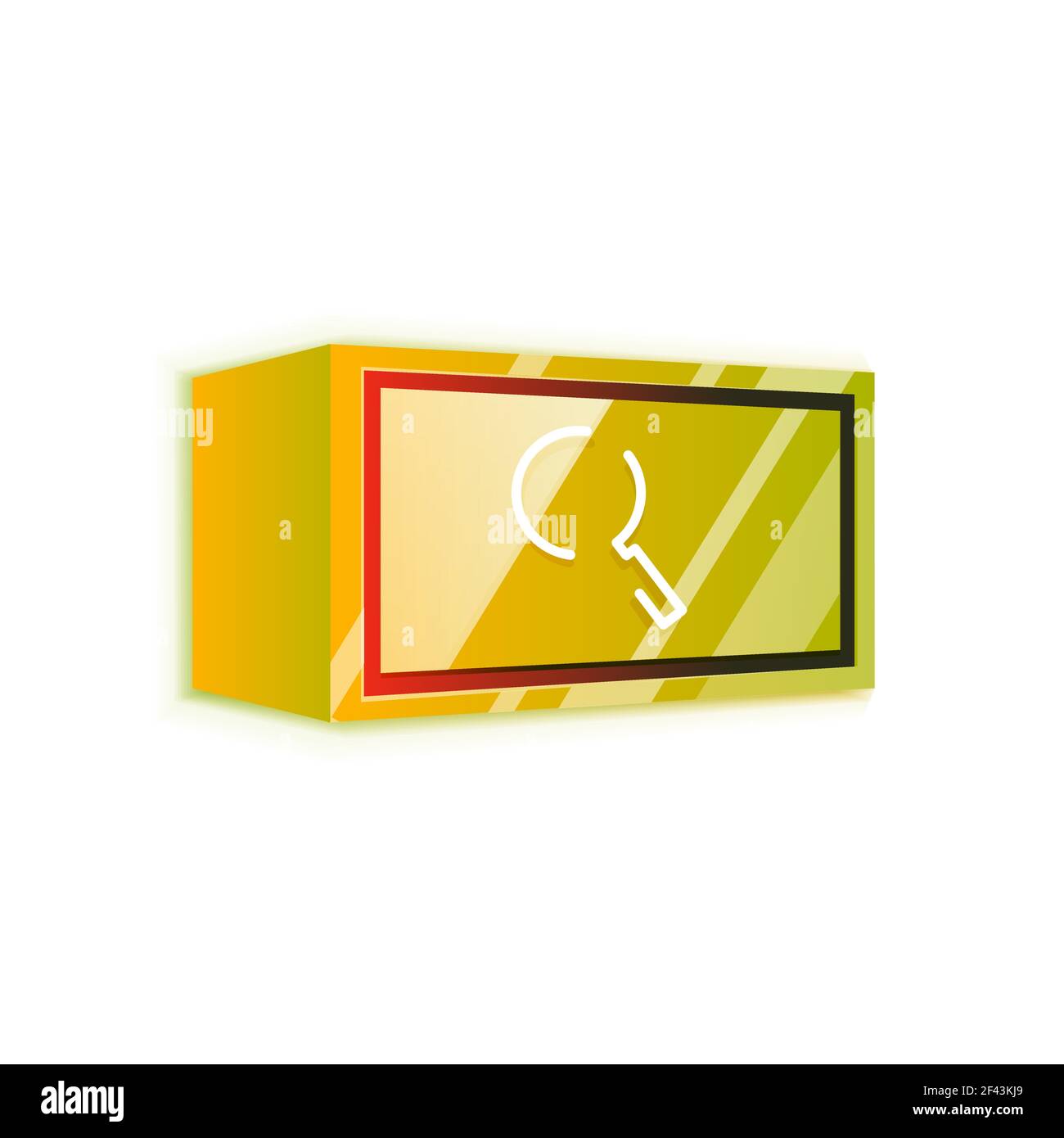 Search magnifyier web button, magnify icon. Modern magnifying glass ...
