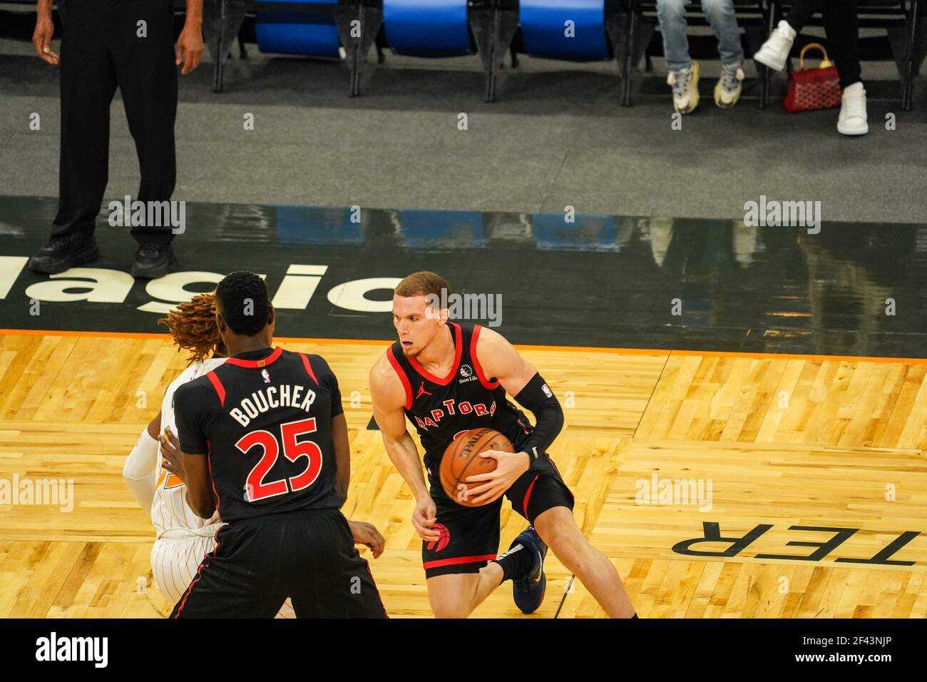 Orlando, Florida, USA, February 2, 2021, Toronto Rapters face the ...