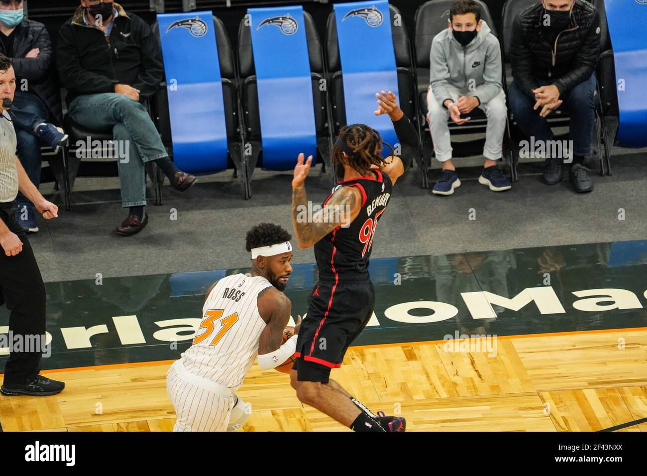 Orlando, Florida, USA, February 2, 2021, Toronto Rapters face the ...