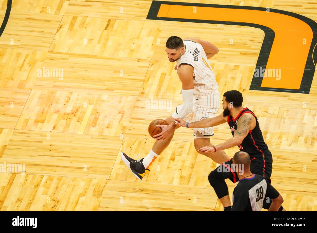 Orlando, Florida, USA, February 2, 2021, Toronto Rapters face the ...