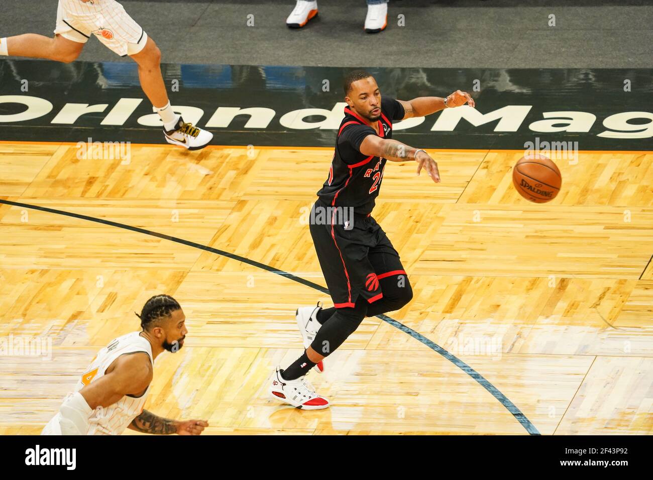 Orlando, Florida, USA, February 2, 2021, Toronto Rapters face the ...