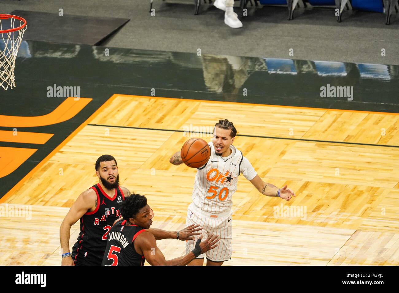 Orlando, Florida, USA, February 2, 2021, Toronto Rapters face the ...