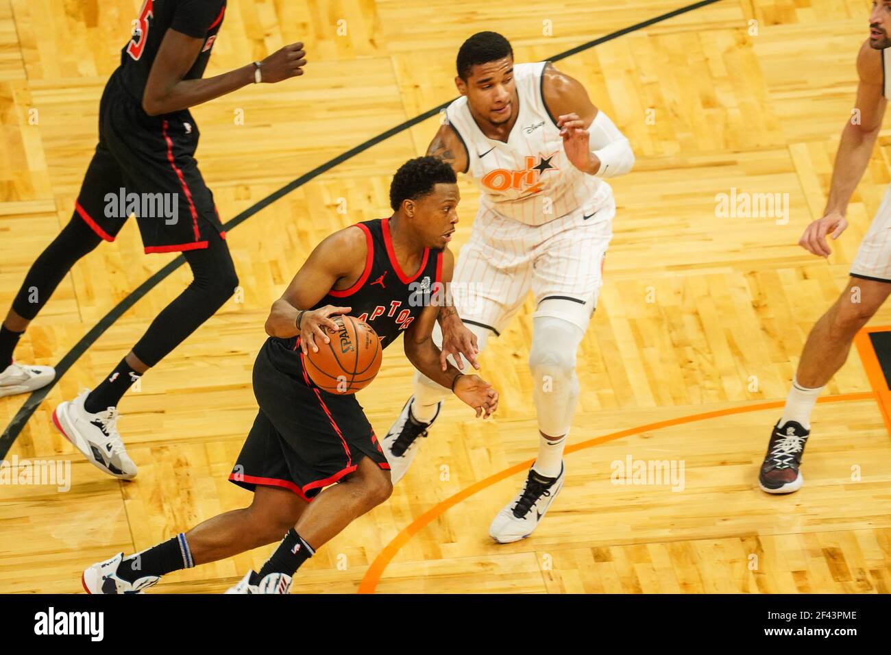 Orlando, Florida, USA, February 2, 2021, Toronto Rapters face the ...