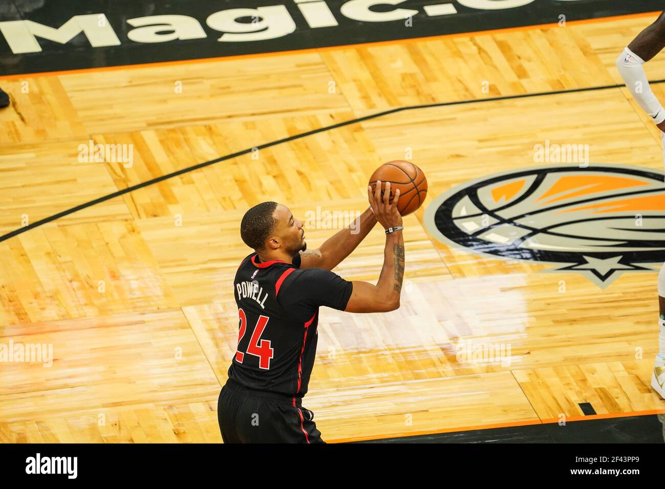 Orlando, Florida, USA, February 2, 2021, Toronto Rapters face the ...