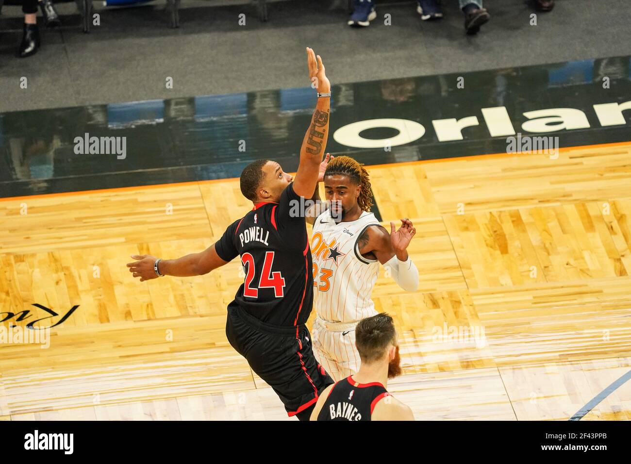 Orlando, Florida, USA, February 2, 2021, Toronto Rapters face the ...