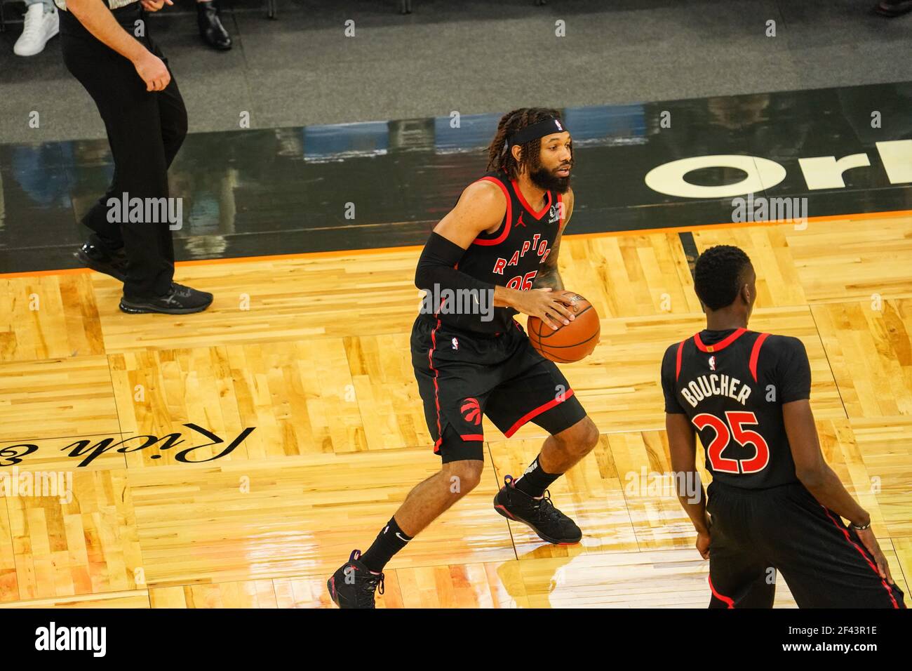 Orlando, Florida, USA, February 2, 2021, Toronto Rapters face the ...