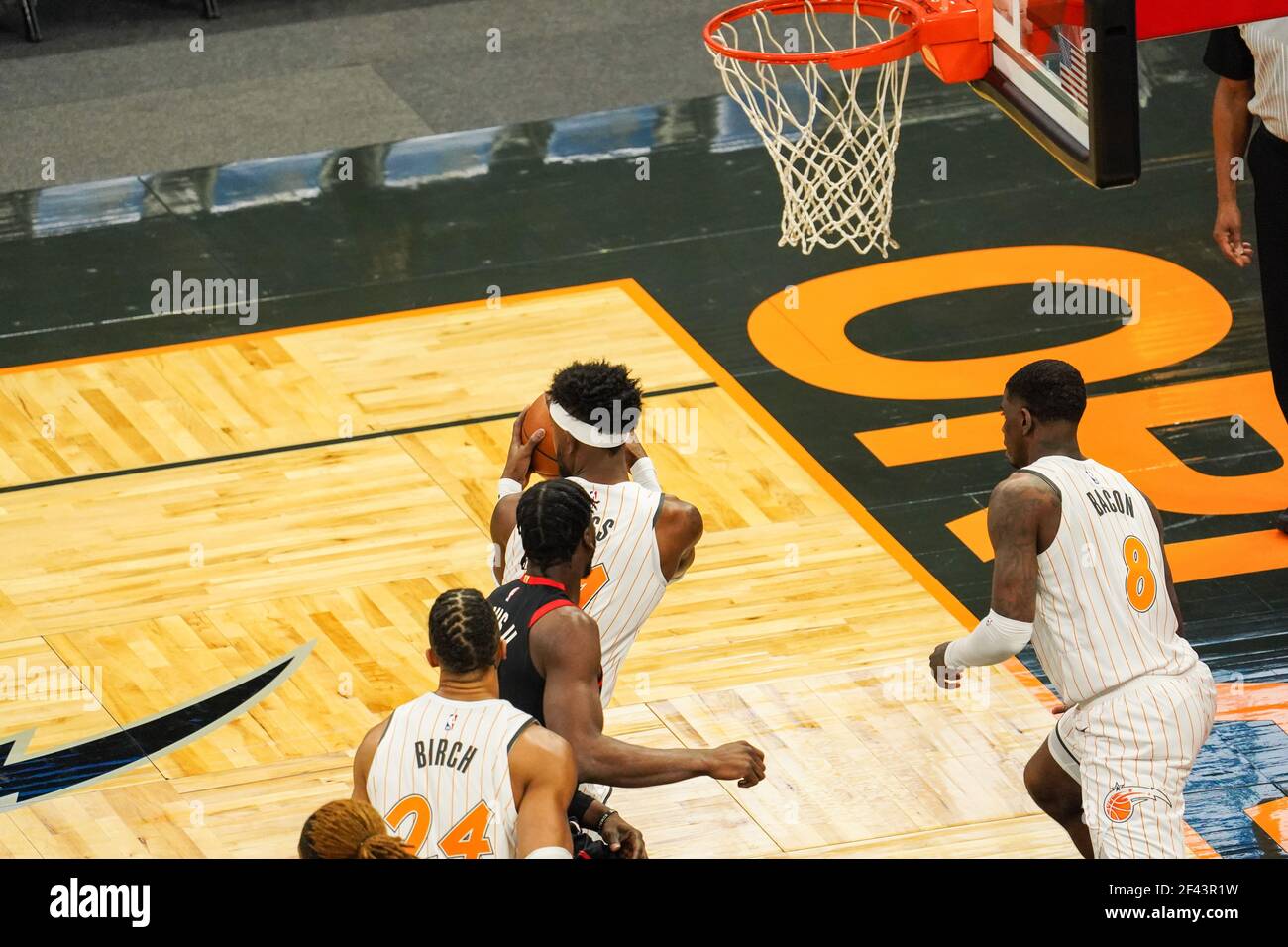 Orlando, Florida, USA, February 2, 2021, Toronto Rapters face the ...