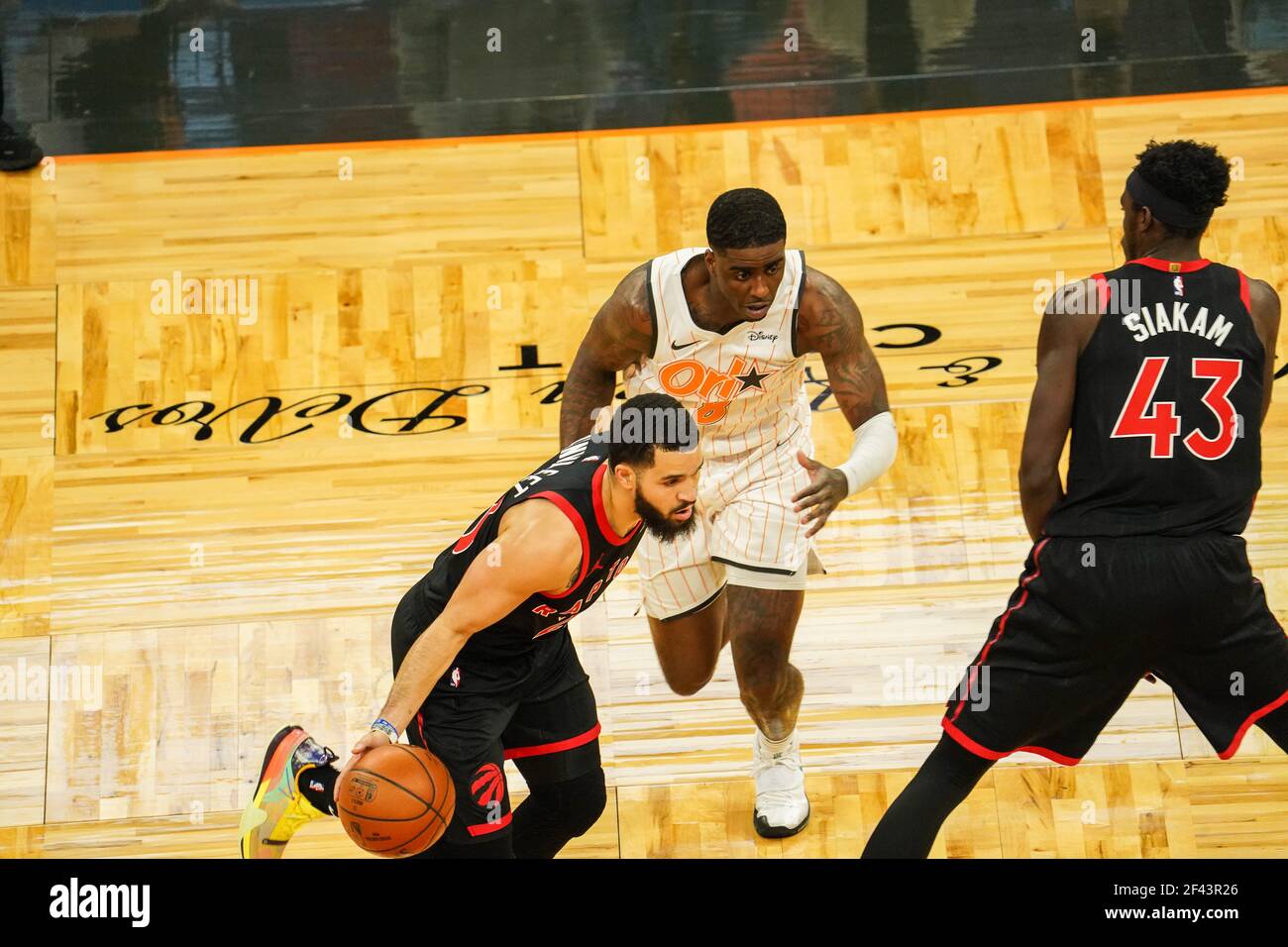 Orlando, Florida, USA, February 2, 2021, Toronto Rapters face the ...
