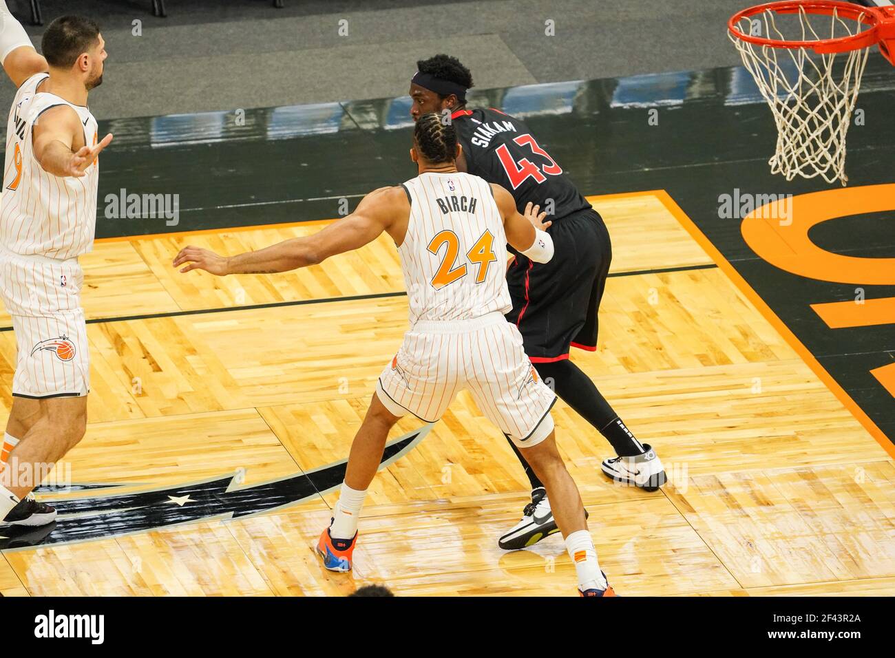 Orlando, Florida, USA, February 2, 2021, Toronto Rapters face the ...