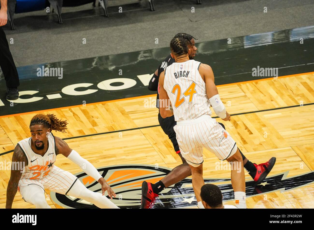 Orlando, Florida, USA, February 2, 2021, Toronto Rapters face the ...
