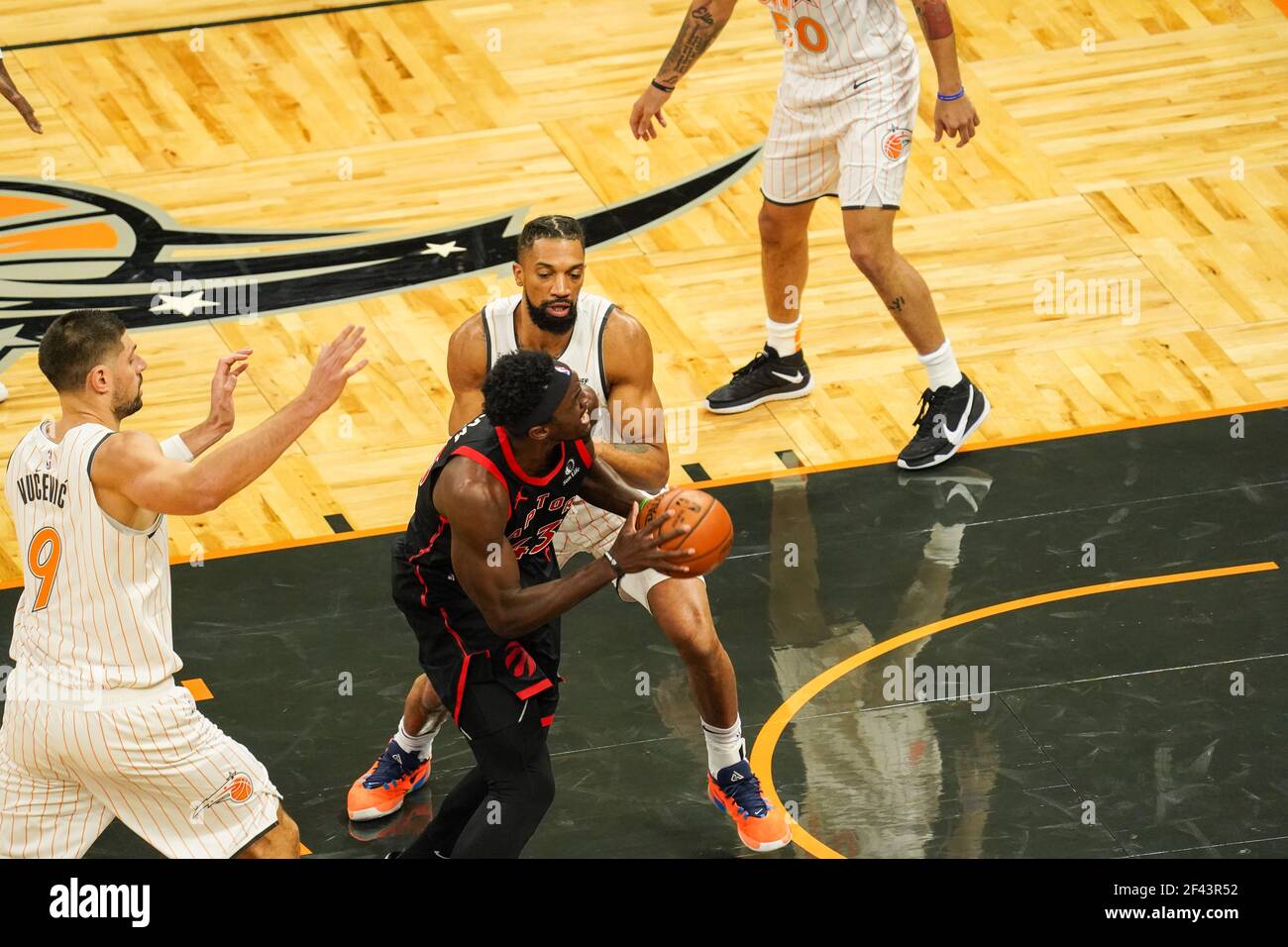 Orlando, Florida, USA, February 2, 2021, Toronto Rapters face the ...