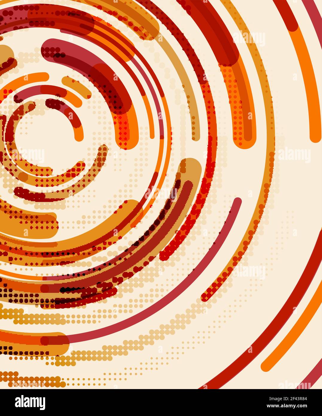 Circular lines, circles, geometric abstract background. Circular lines ...