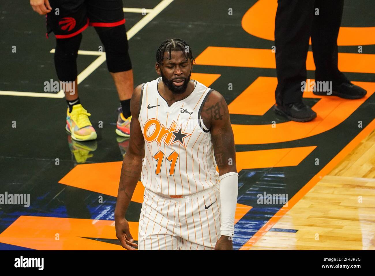 Orlando, Florida, USA, February 2, 2021, Toronto Rapters face the ...