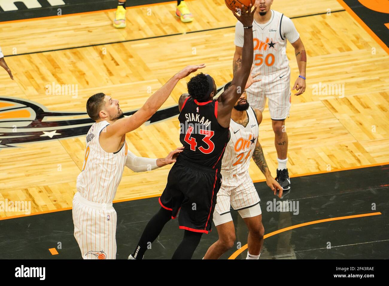Orlando, Florida, USA, February 2, 2021, Toronto Rapters face the ...