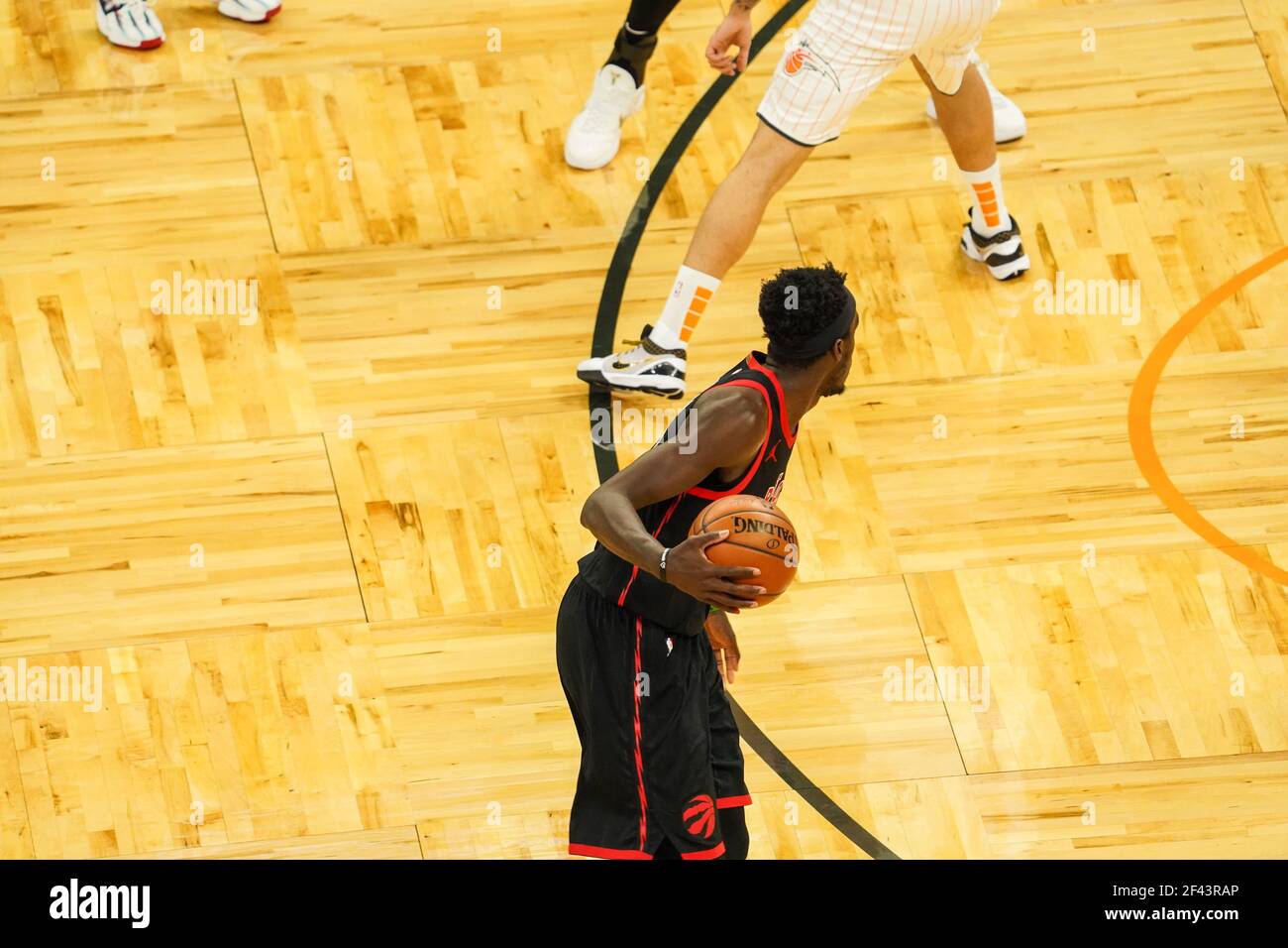 Orlando, Florida, USA, February 2, 2021, Toronto Rapters face the ...
