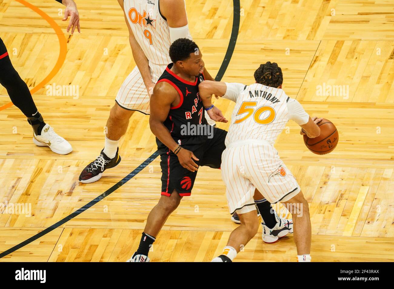 Orlando, Florida, USA, February 2, 2021, Toronto Rapters face the ...