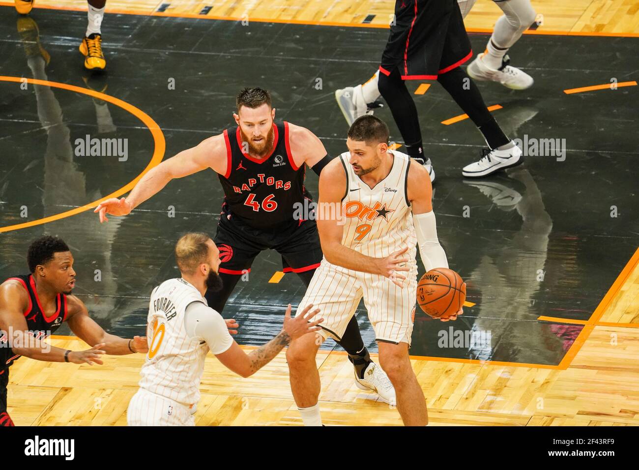 Orlando, Florida, USA, February 2, 2021, Toronto Rapters face the ...