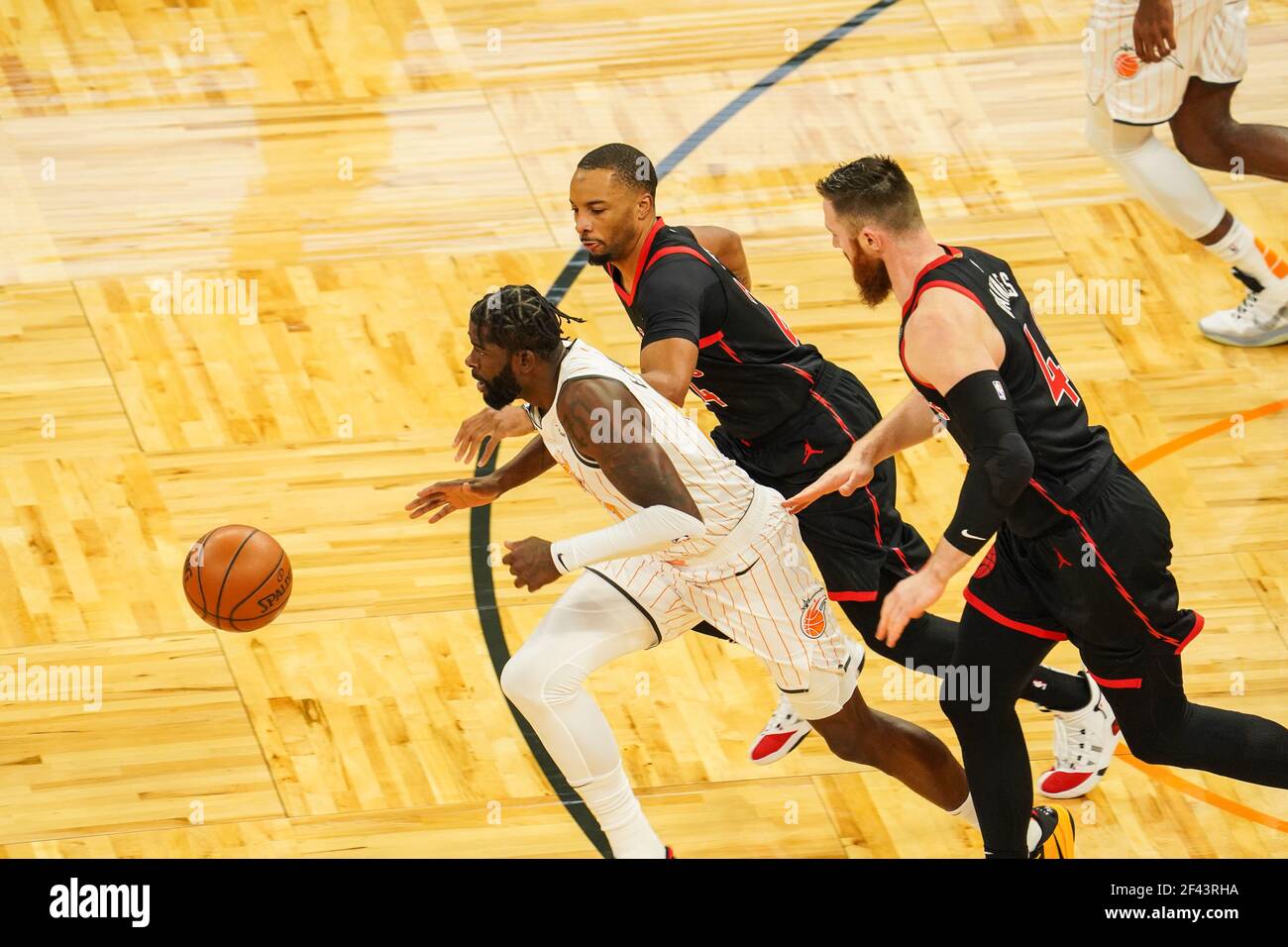 Orlando, Florida, USA, February 2, 2021, Toronto Rapters face the ...
