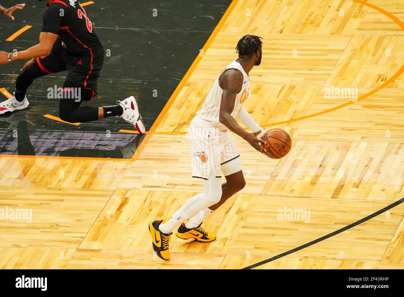 Orlando, Florida, USA, February 2, 2021, Toronto Rapters face the ...