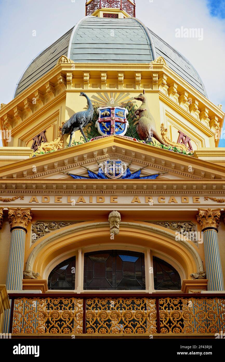 Roof of Adelaide Arcade, Adelaide, South Australia Stock Photo - Alamy