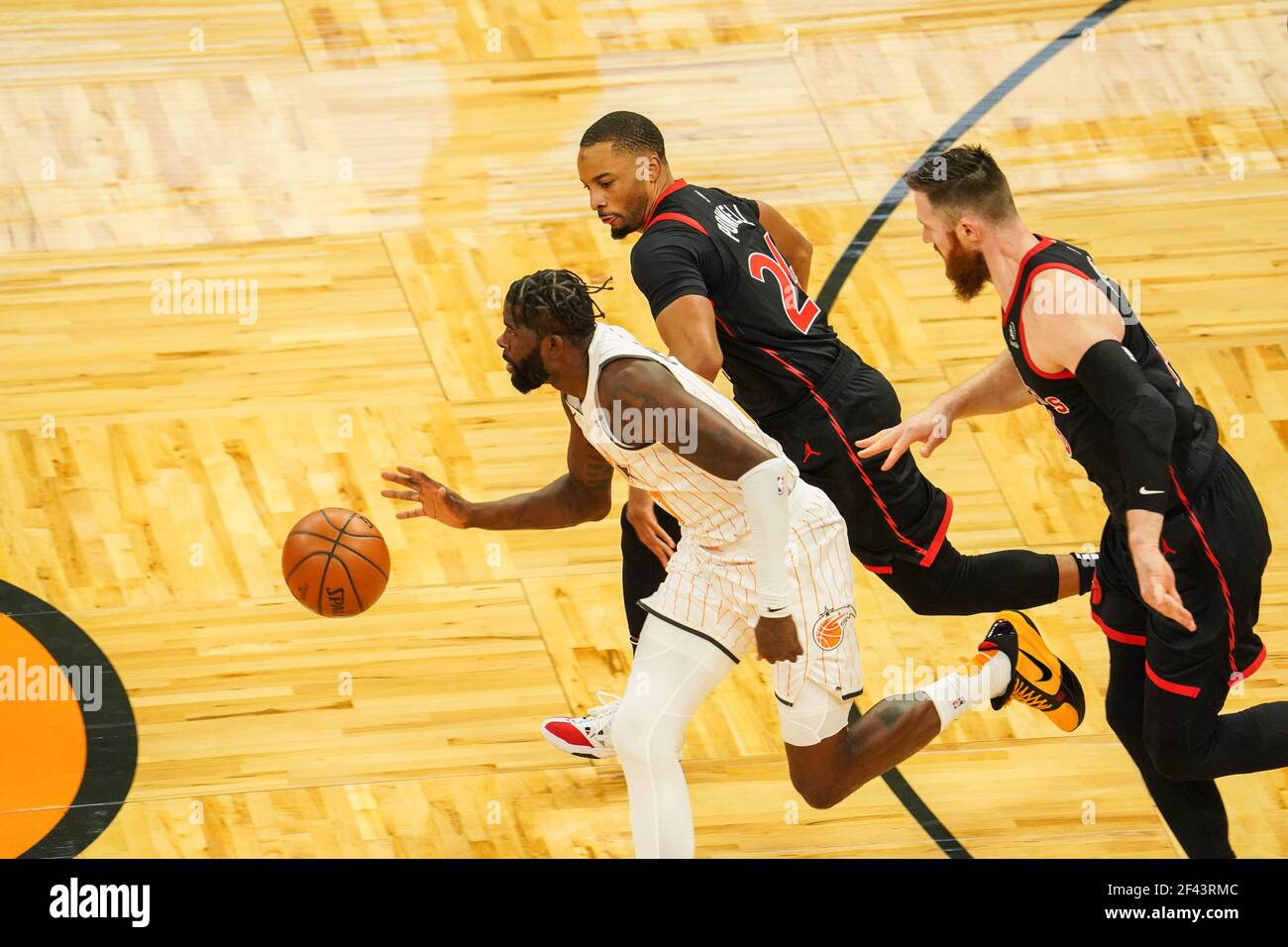 Orlando, Florida, USA, February 2, 2021, Toronto Rapters face the ...