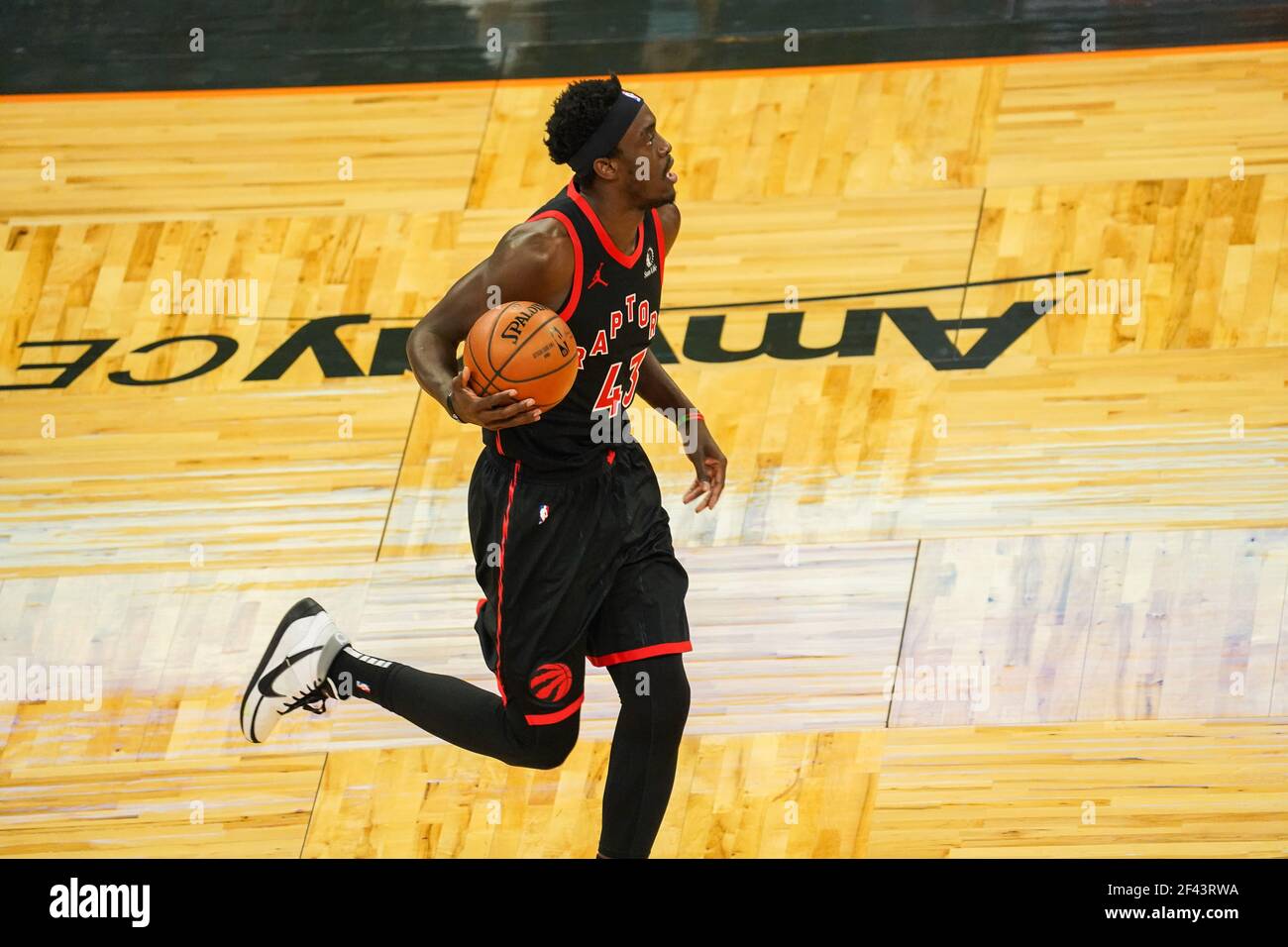 Orlando, Florida, USA, February 2, 2021, Toronto Rapters face the ...