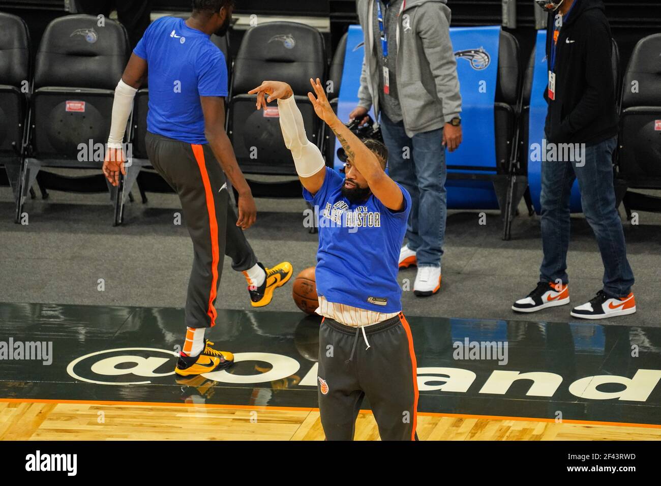 Orlando, Florida, USA, February 2, 2021, Toronto Rapters face the ...