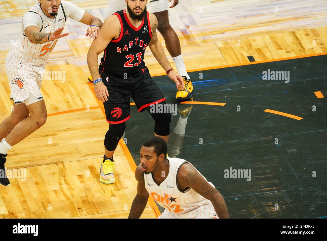 Orlando, Florida, USA, February 2, 2021, Toronto Rapters face the ...