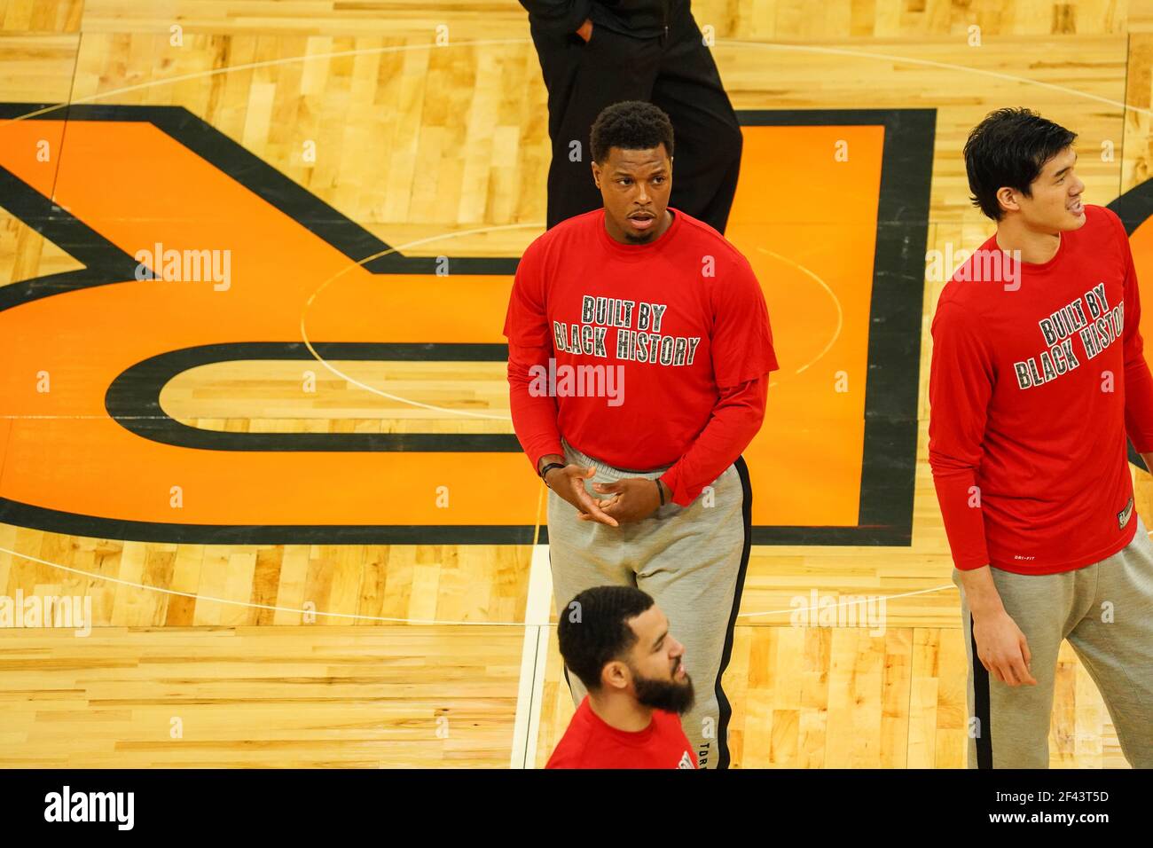 Orlando, Florida, USA, February 2, 2021, Toronto Rapters face the ...