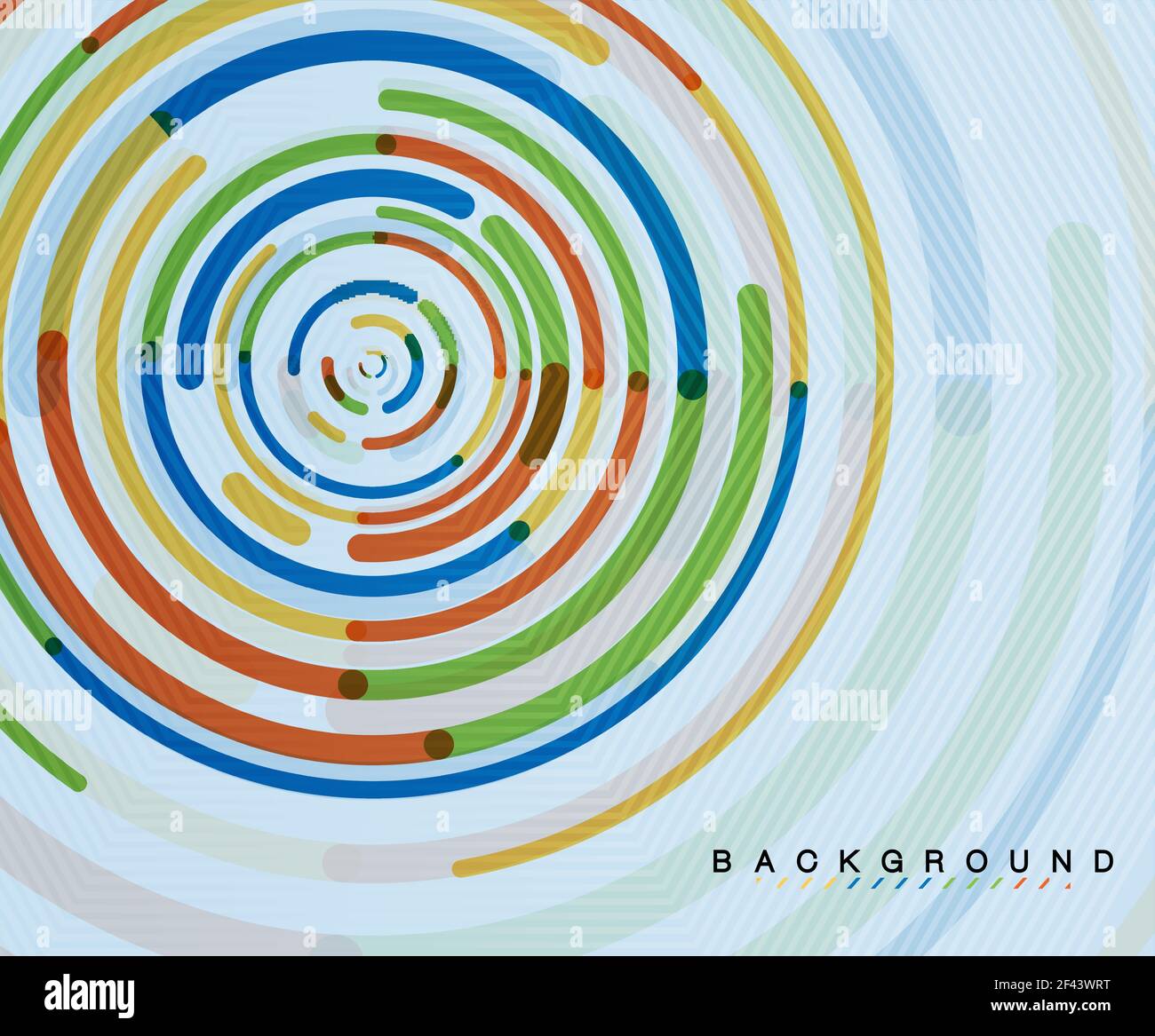 Circular lines, circles, geometric abstract background. Circular lines ...