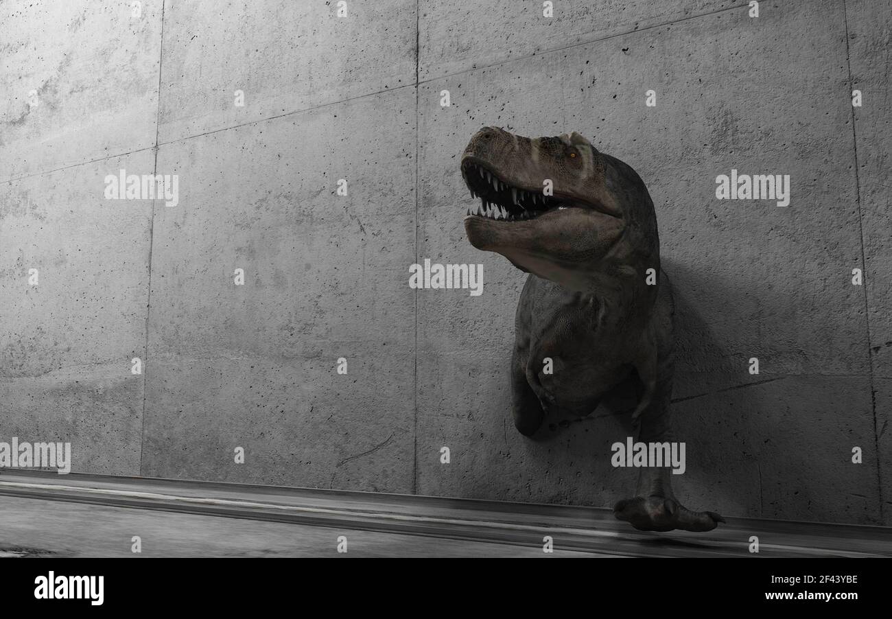 Bite force tyrannosaurus hi-res stock photography and images - Alamy