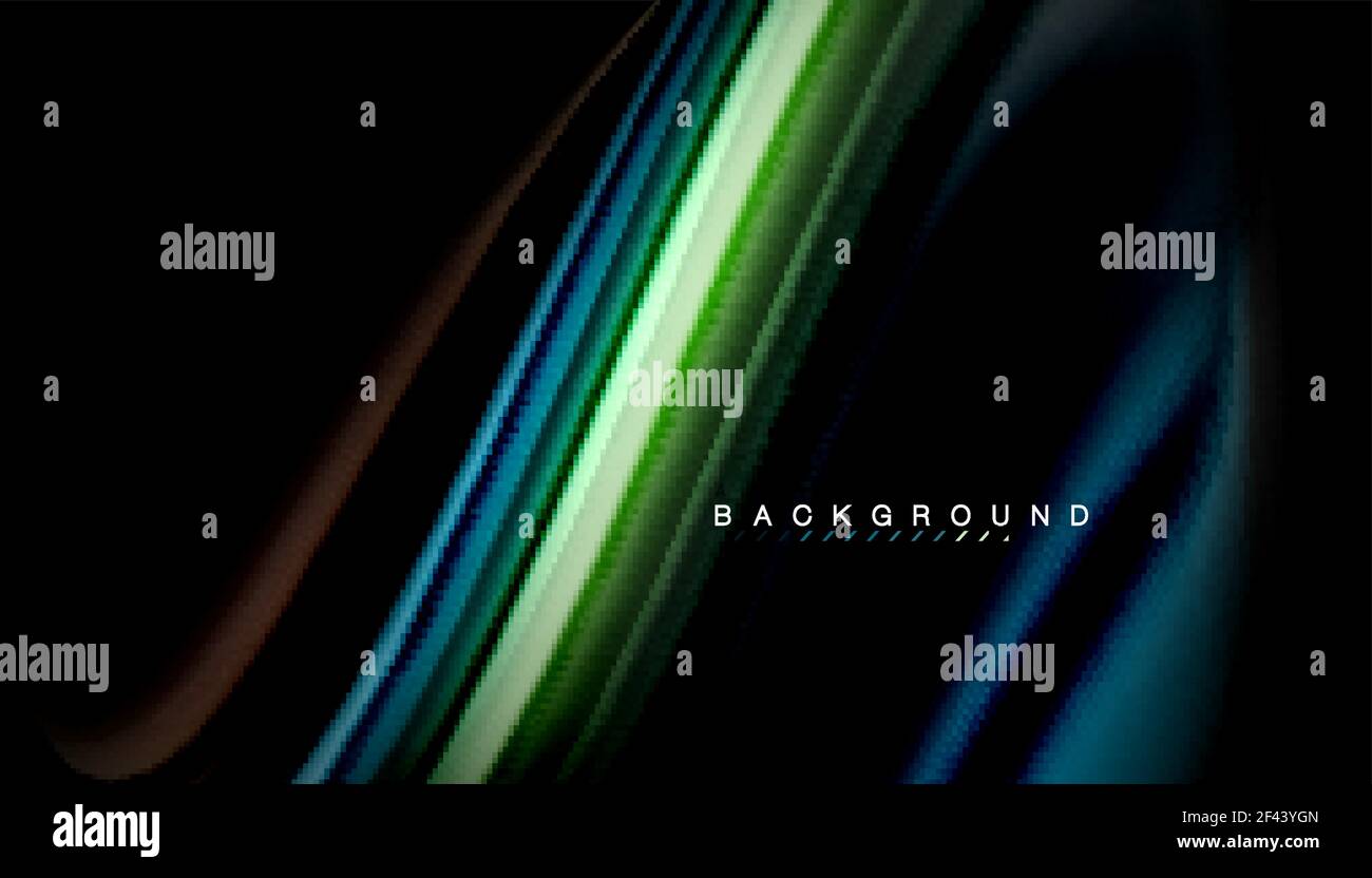 Fluid mixing colors, vector wave abstract background. Abstract wave ...