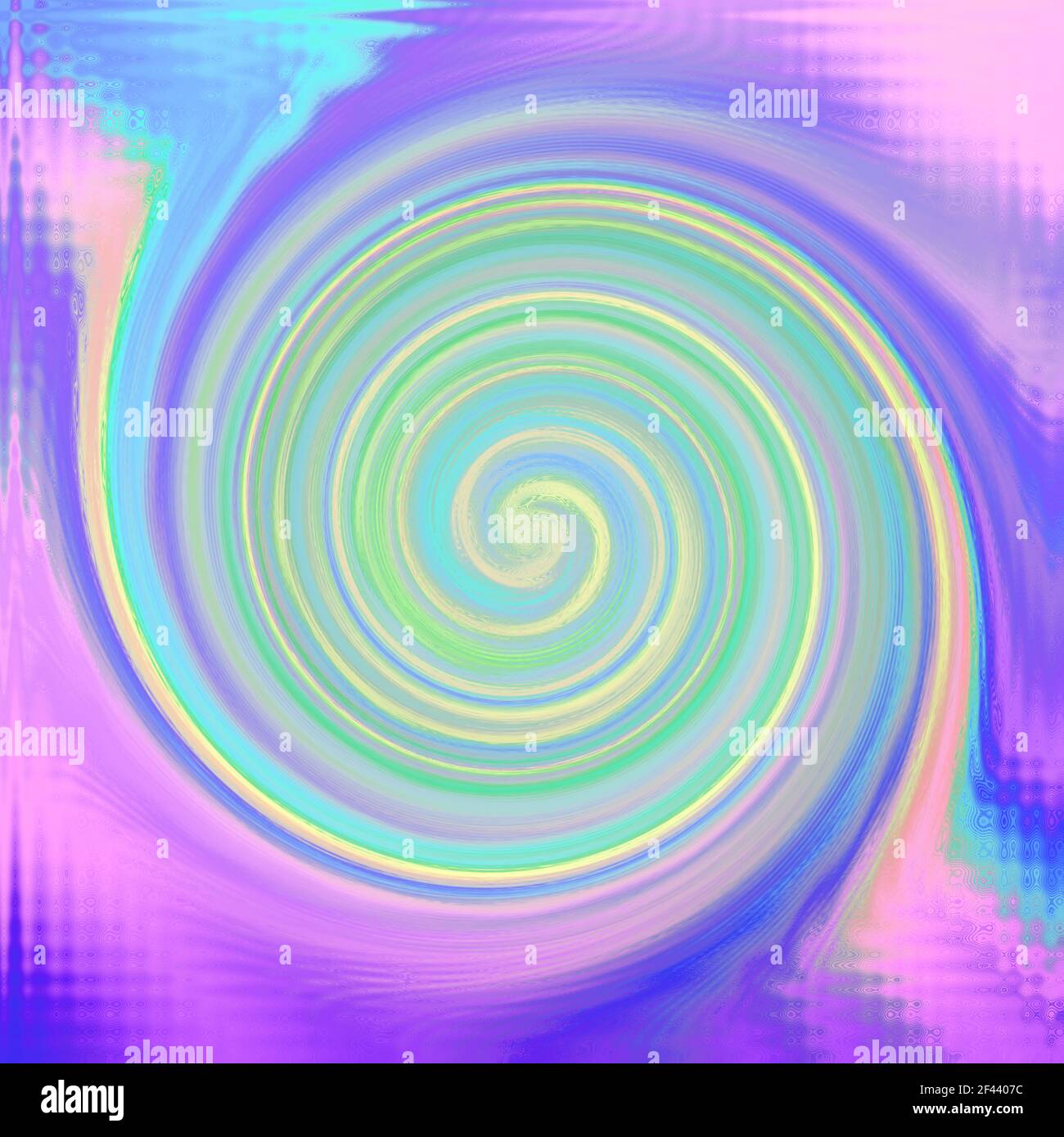 An abstract psychedelic spiral shape background image Stock Photo - Alamy