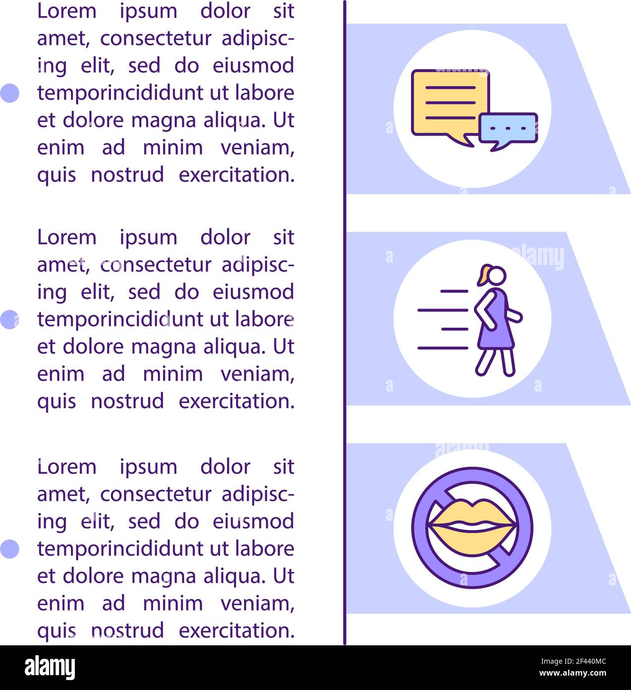 Ghosting signs concept line icons with text Stock Vector Image & Art ...