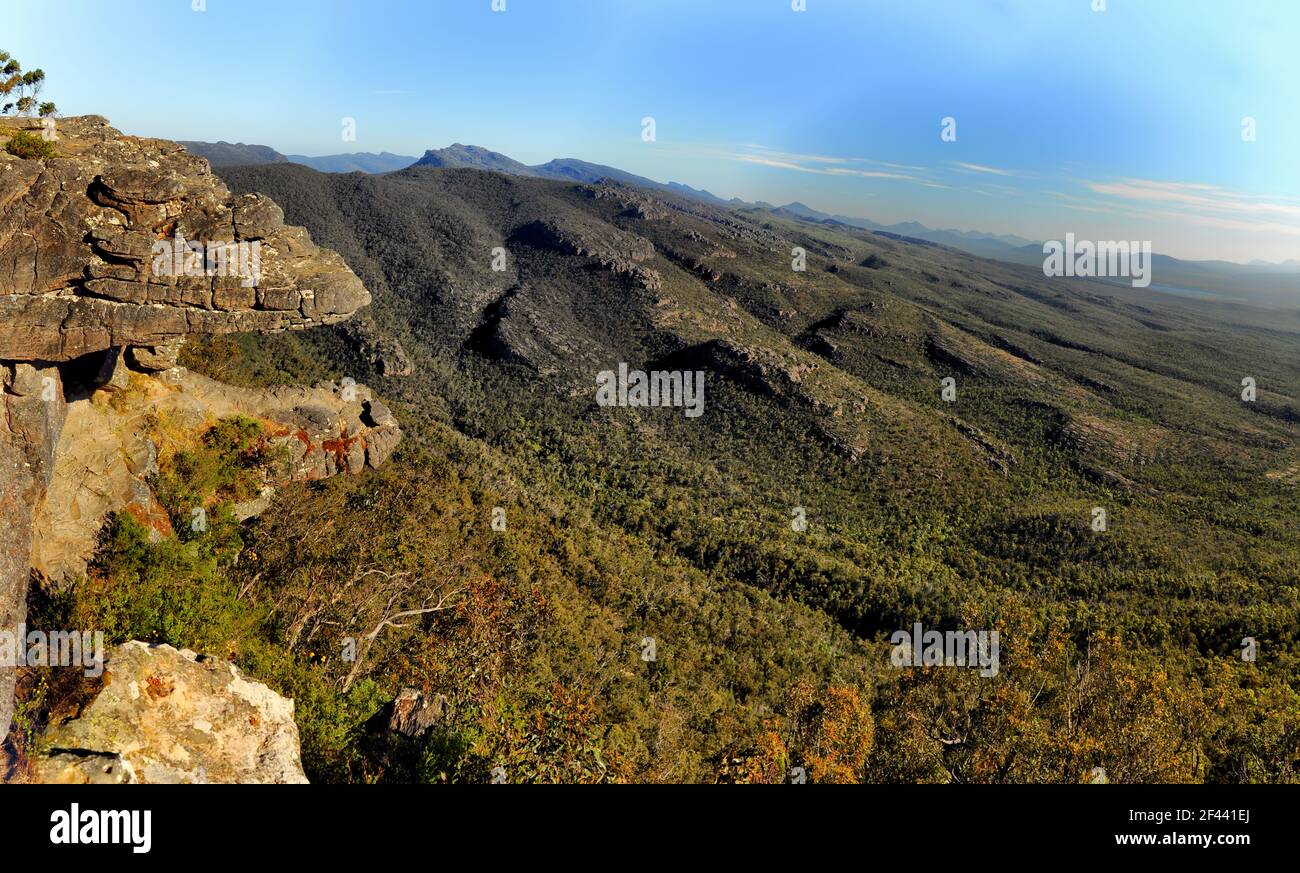 Great views overlooking the Victoria Valley Stock Photo - Alamy