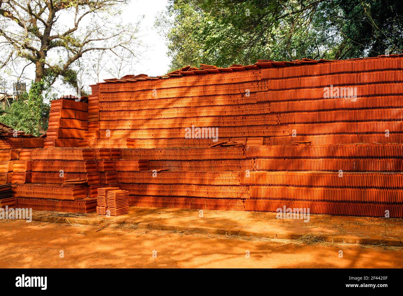 calicut tile factory Stock Photo - Alamy