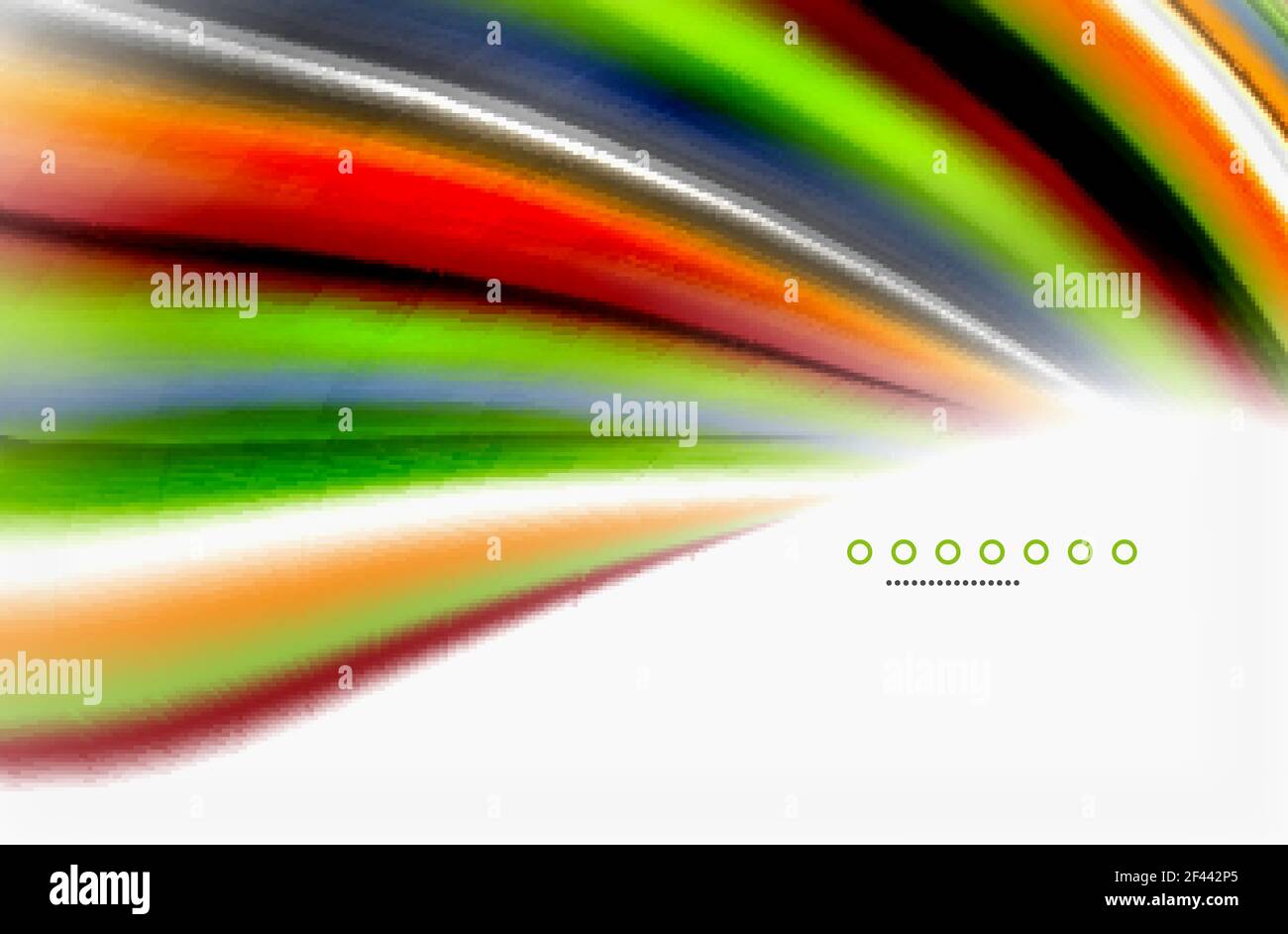 Rainbow color waves, vector blurred abstract background. Rainbow color ...