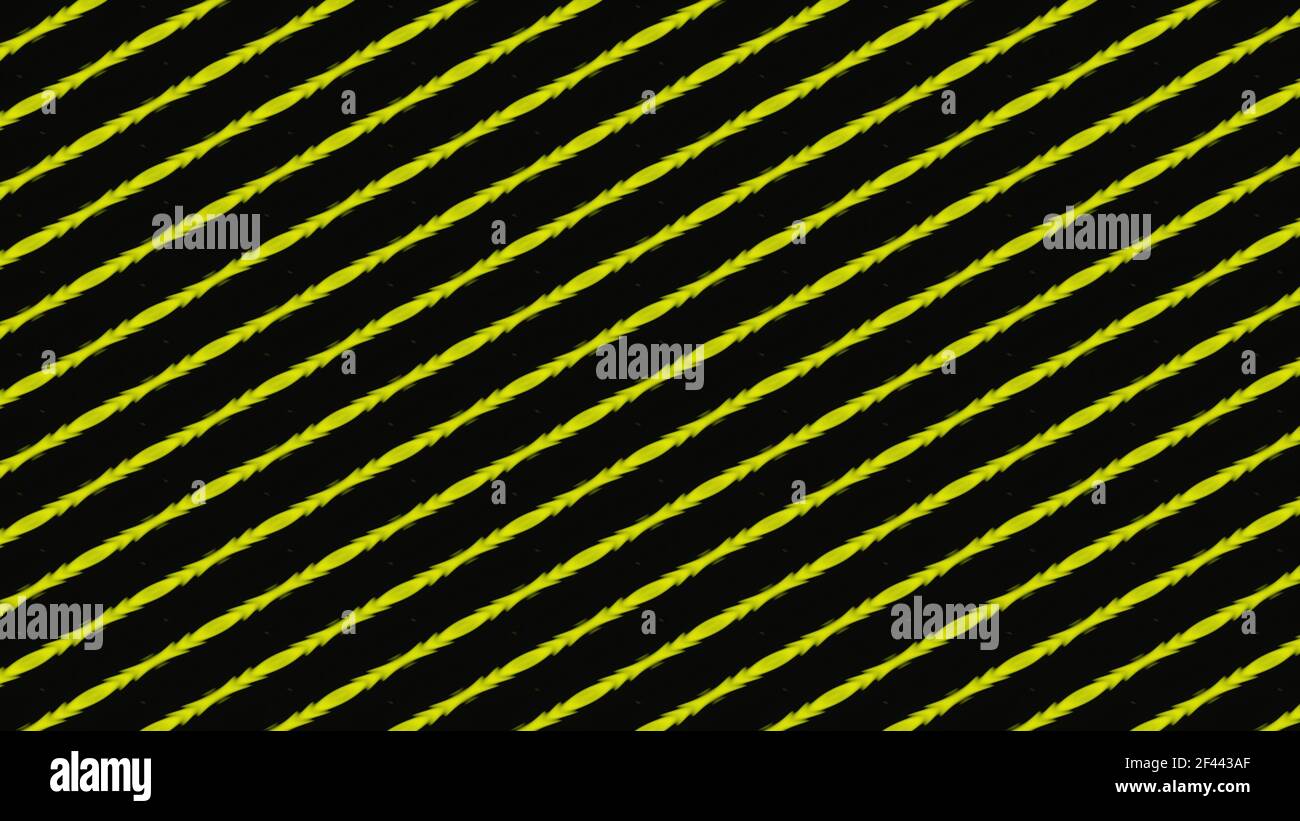 Yellow and black texture abstract background linear wave voronoi magic ...