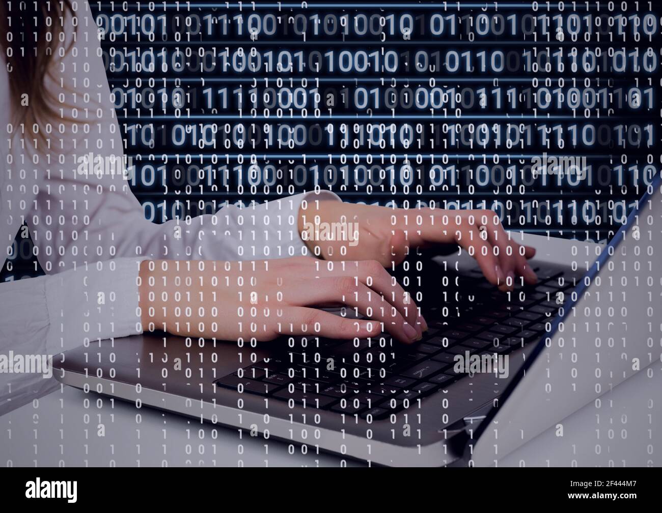 Computer coding woman hi-res stock photography and images - Alamy