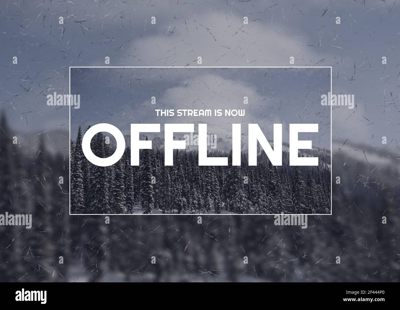 Digitally generated image of this stream is currently offline text ...
