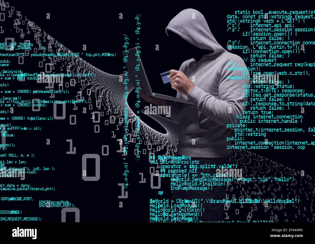 Composition Of Binary Coding And Data Processing Over Hacker In Hood