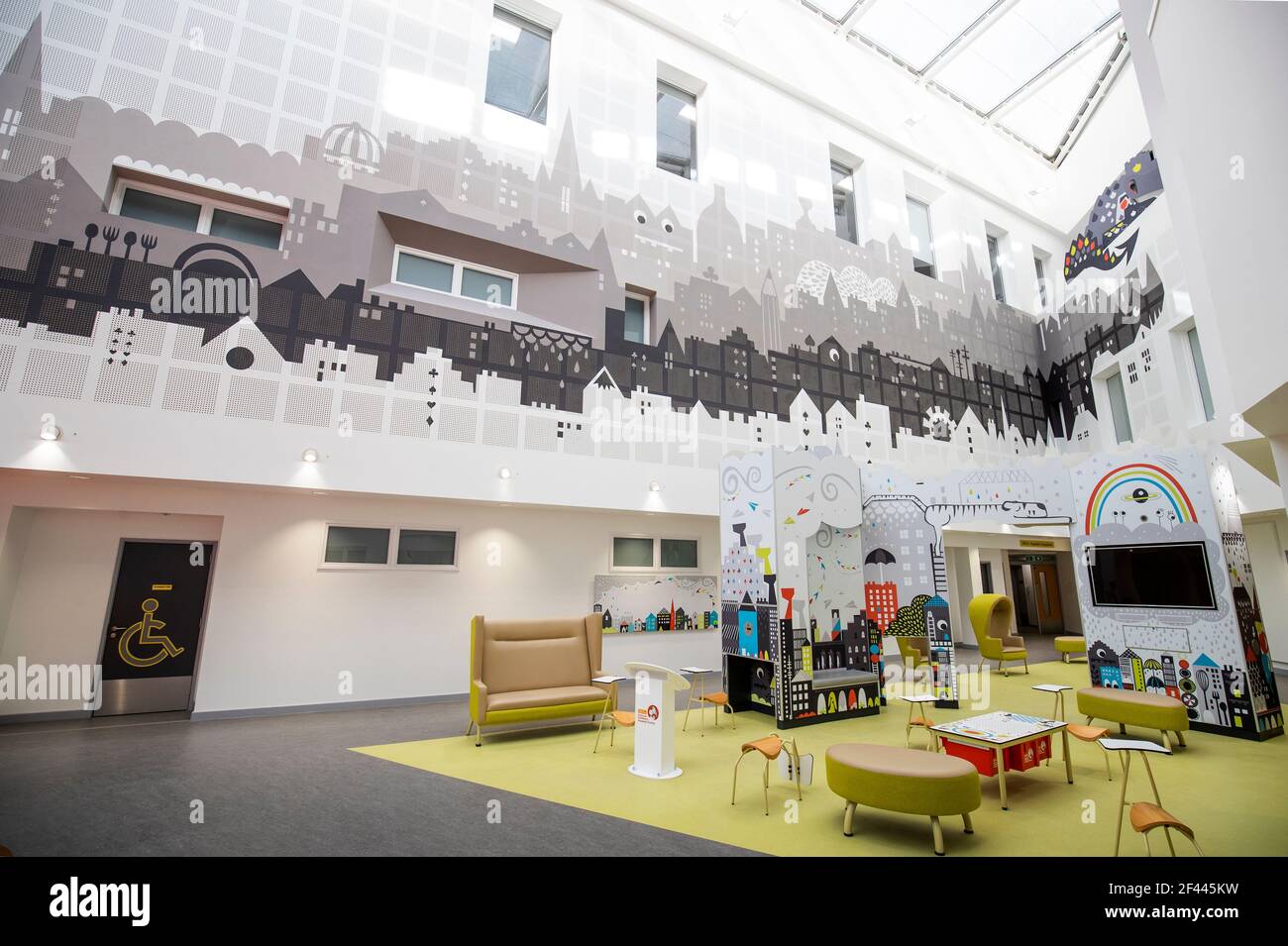 The Pod area at the new Royal Hospital for Children and Young People ...