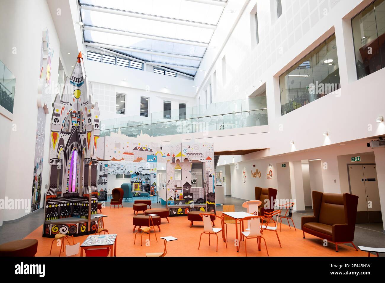 The Pod area at the new Royal Hospital for Children and Young People ...