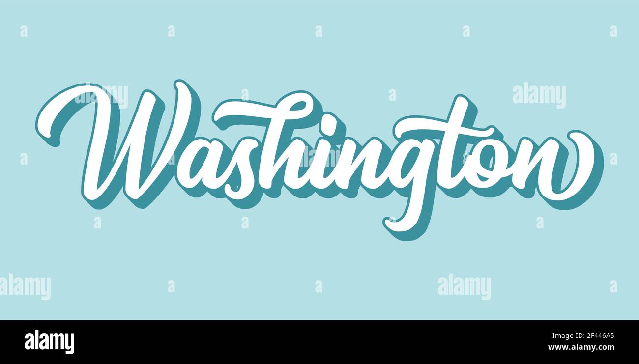 Vintage map of washington state hi-res stock photography and images - Alamy