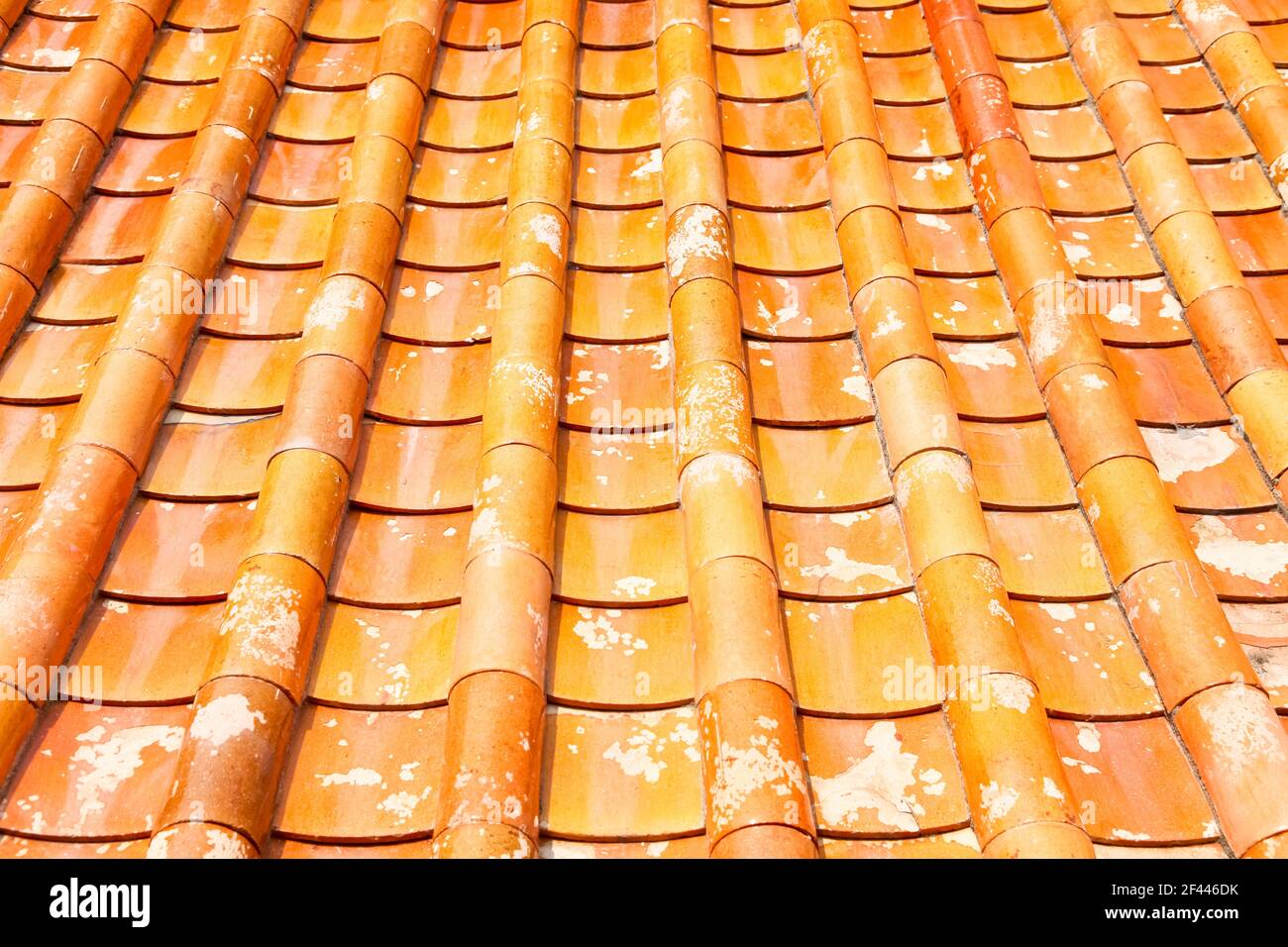 Tile roof of the temple in Thailand Stock Photo - Alamy